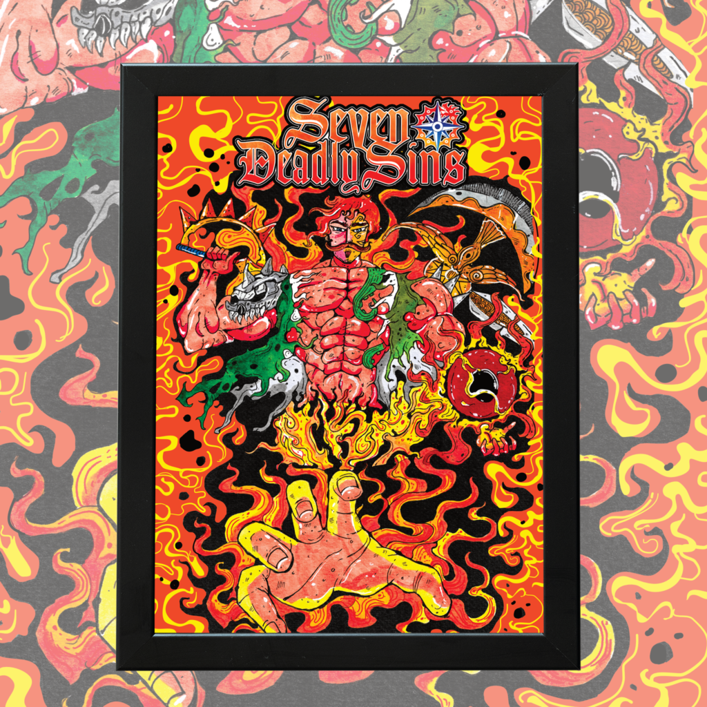 Escanor Seven Deadly Sins Poster – Blackdolldahlia