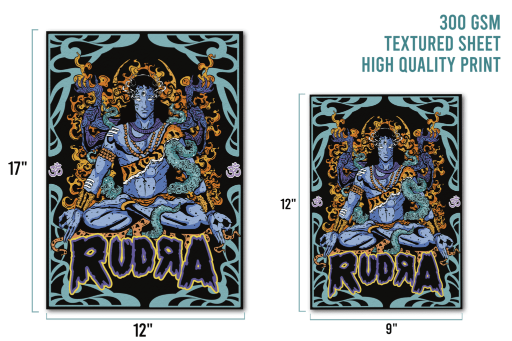 Shiva Rudra Poster – Blackdolldahlia